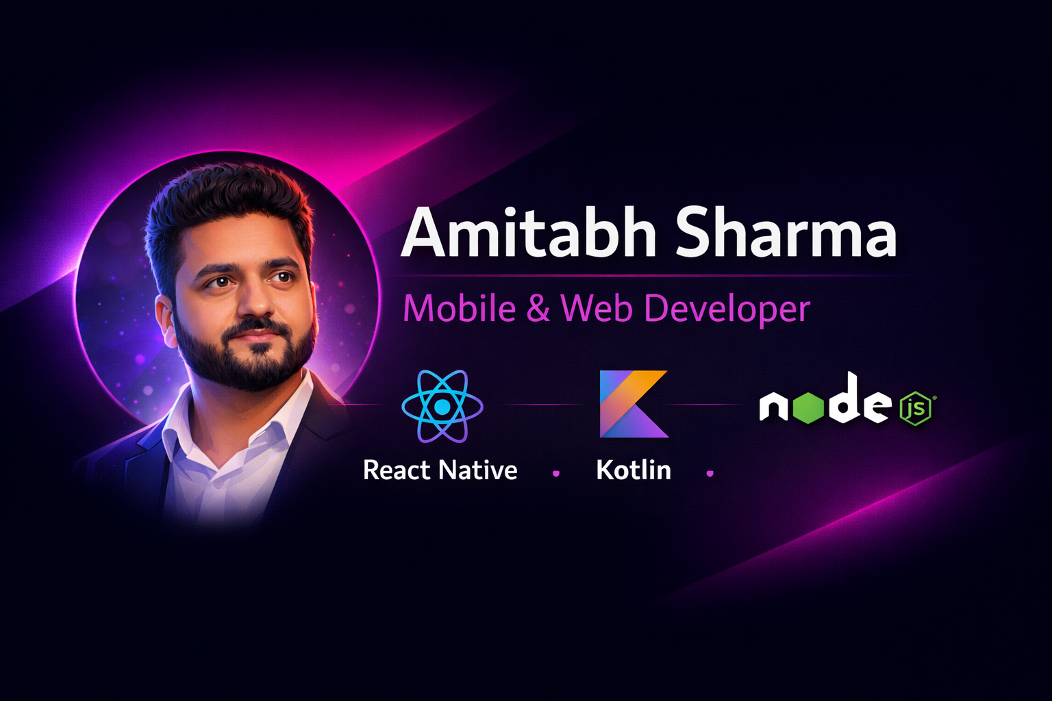Amitabh Sharma — Mobile & Web Developer Portfolio